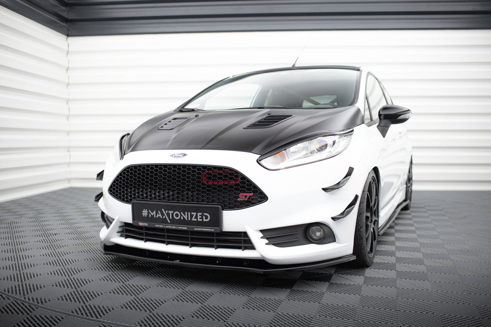 Lame Du Pare-Chocs Avant V.1 Ford Fiesta ST Mk7 FL Gloss Black | Notre Offre \ Ford \ Fiesta ...