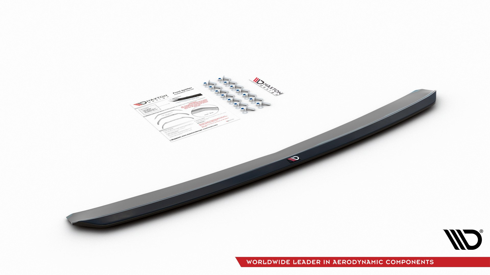 Lame Du Pare-Chocs Avant V.4 Volkswagen Polo GTI / R-line Mk6 Gloss Black | Notre Offre ...