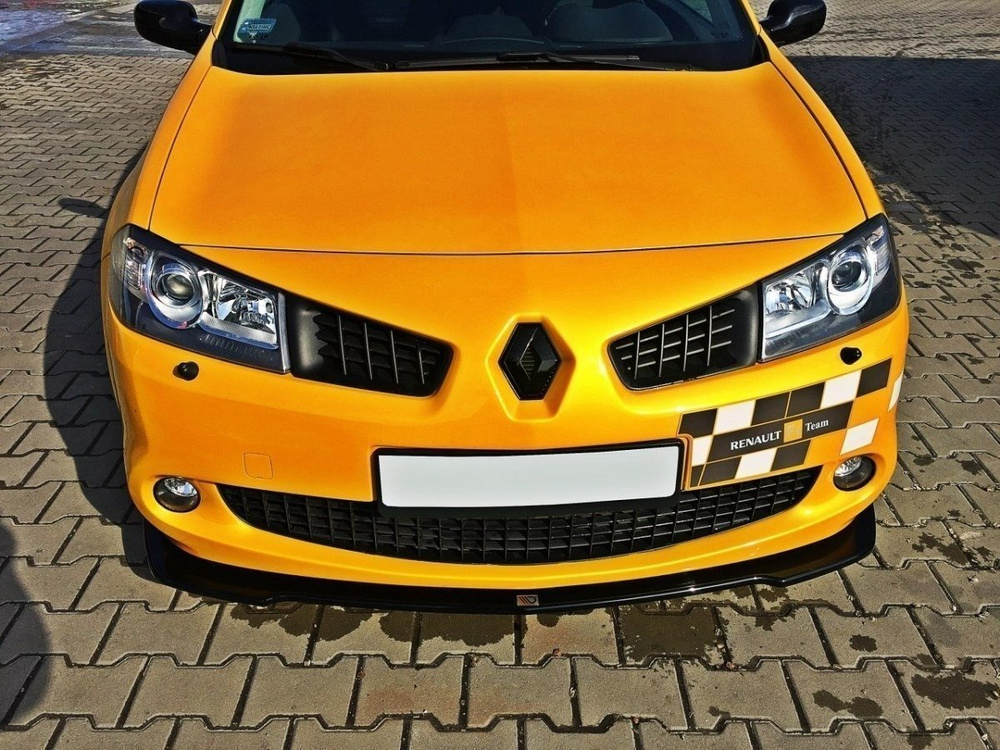 LAME DU PARE-CHOCS AVANT / SPLITTER RENAULT MEGANE II RS Gloss Black | Notre Offre \ Renault ...
